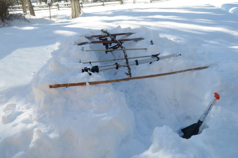 How to Build an Emergency Snow Trench Shelter | Camping for Women